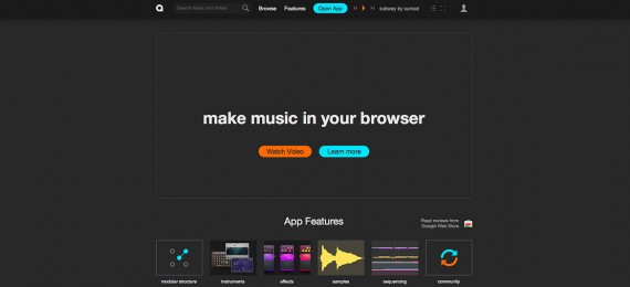 Audiotool | Webdesign Journal
