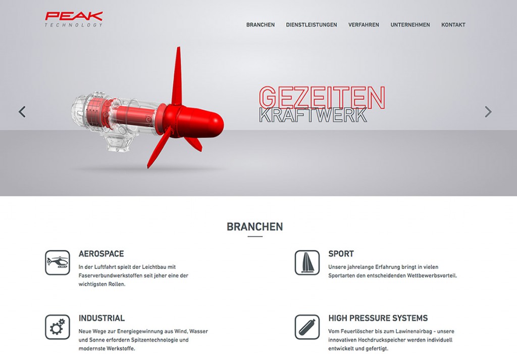 Peak Technology | Webdesign Journal