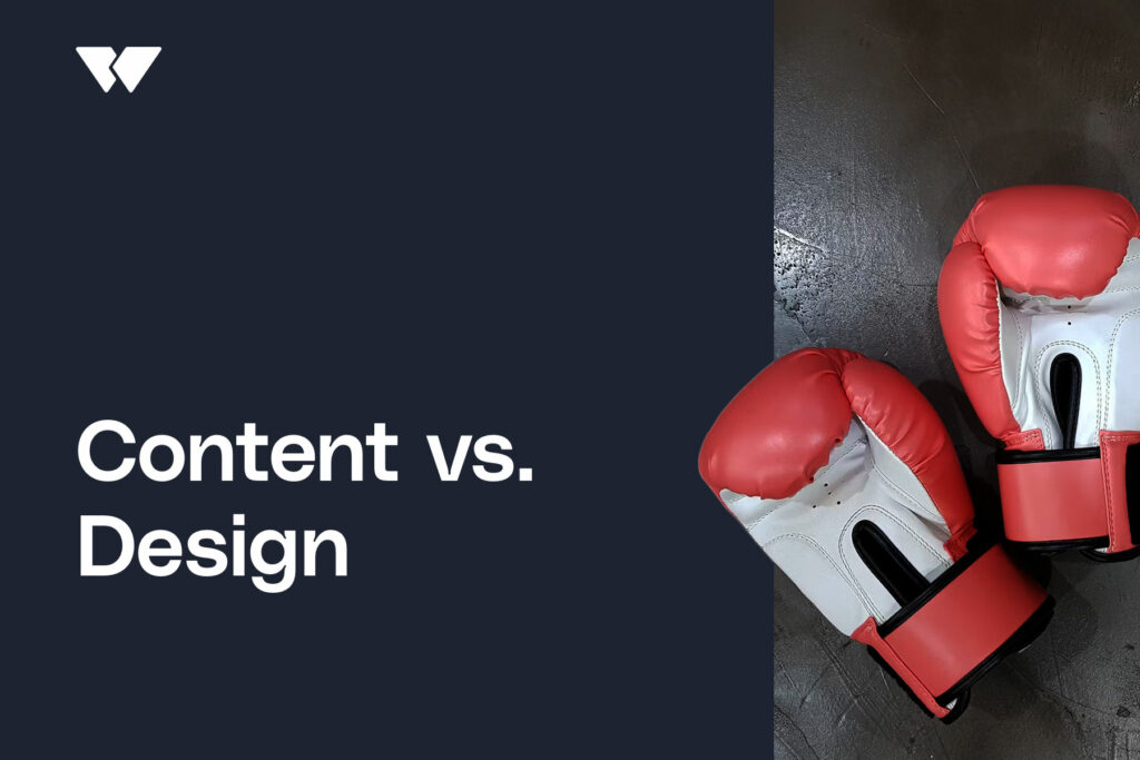 Content vs. Design – Was nun „first“?