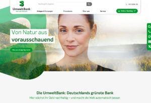 Umweltbank | Webdesign Journal