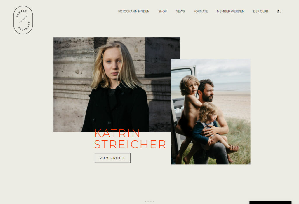 Female Photoclub | Webdesign Journal