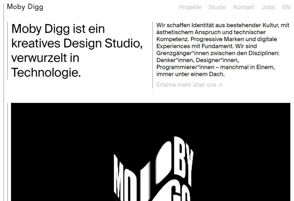 Moby Digg | Webdesign Journal