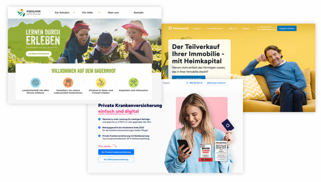 Die Hero Section – so beginnt die Website mit einem erfolgreichen ...
