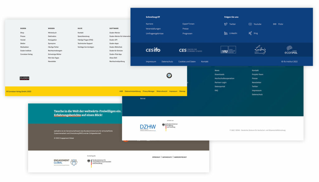 Der Website-Footer – 12 Tipps für den perfekten Abschluss