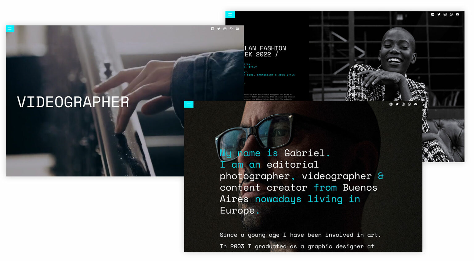 37 inspirierende Portfolios – von UI-Designern bis zu Fotografen