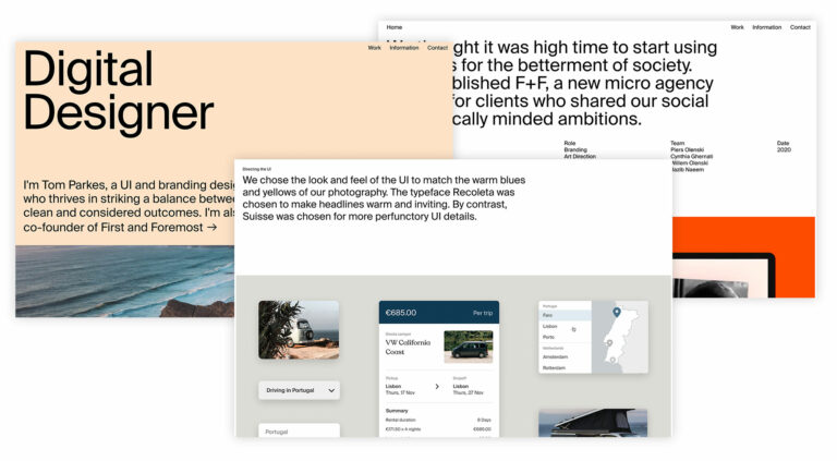 37 inspirierende Portfolios – von UI-Designern bis zu Fotografen