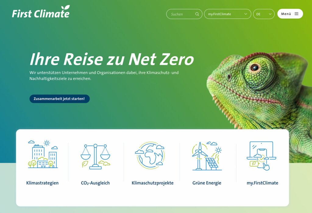 First Climate | Webdesign Journal