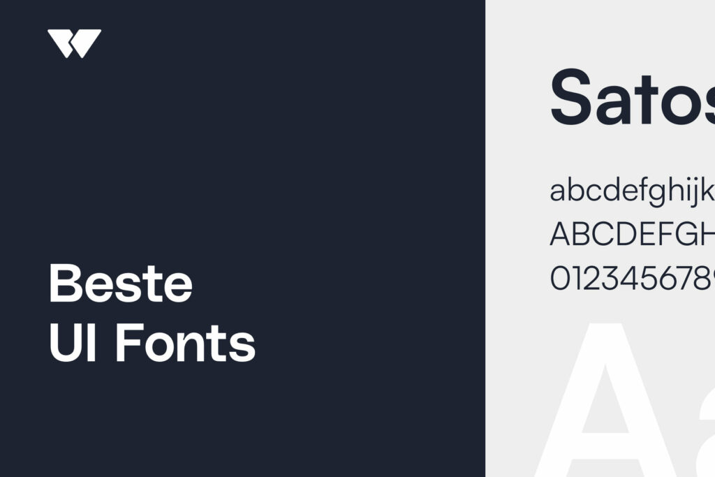 Die 30 besten Schriftarten für User Interface Designs