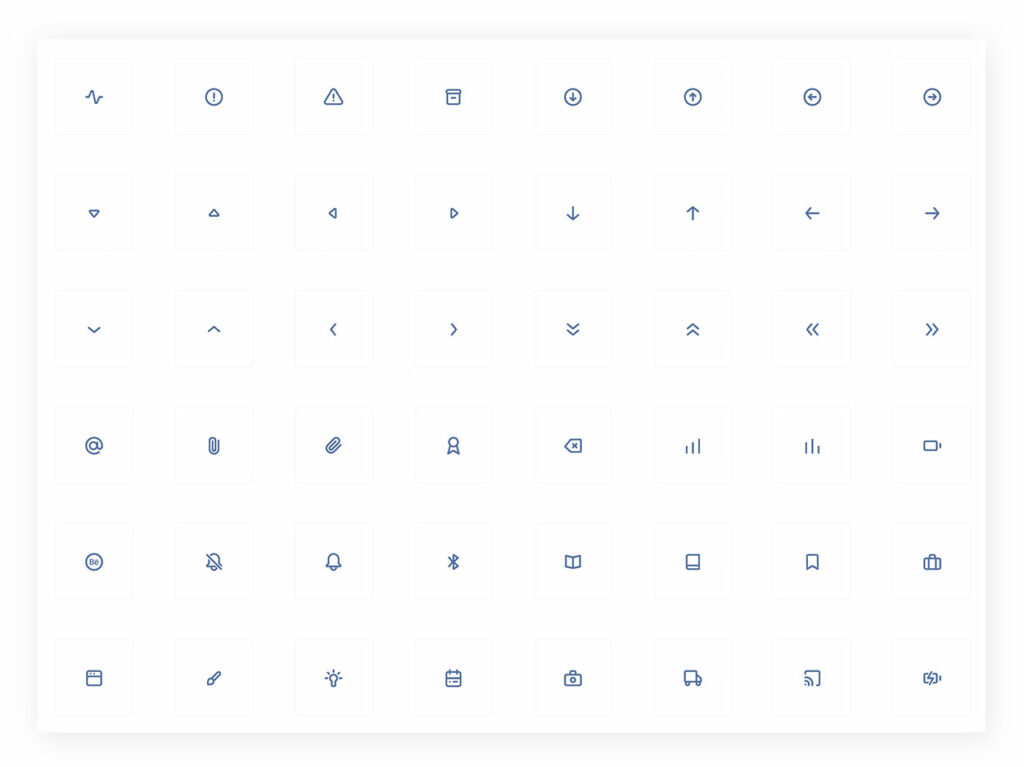Über 20 (kostenfreie) Icon Sets