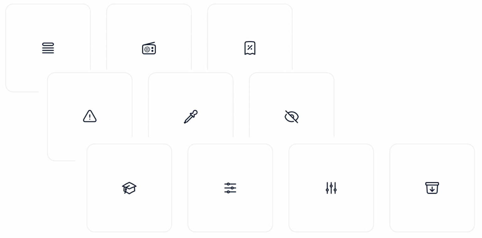 Über 20 (kostenfreie) Icon Sets