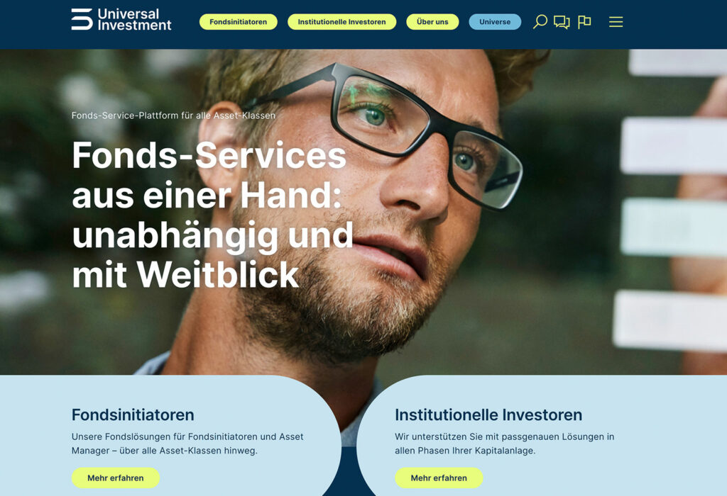 Universal Investment | Webdesign Journal