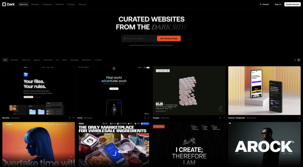 Dark Mode im Webdesign – der Leitfaden für dunkle Webdesigns